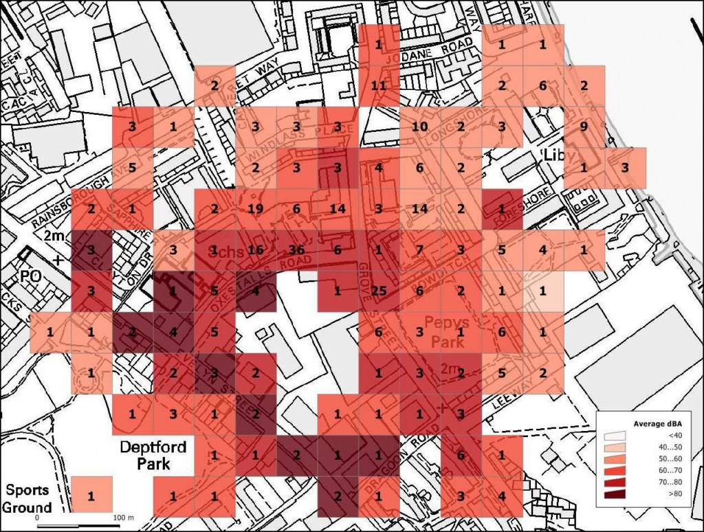 Air quality results map | Mapping for Change